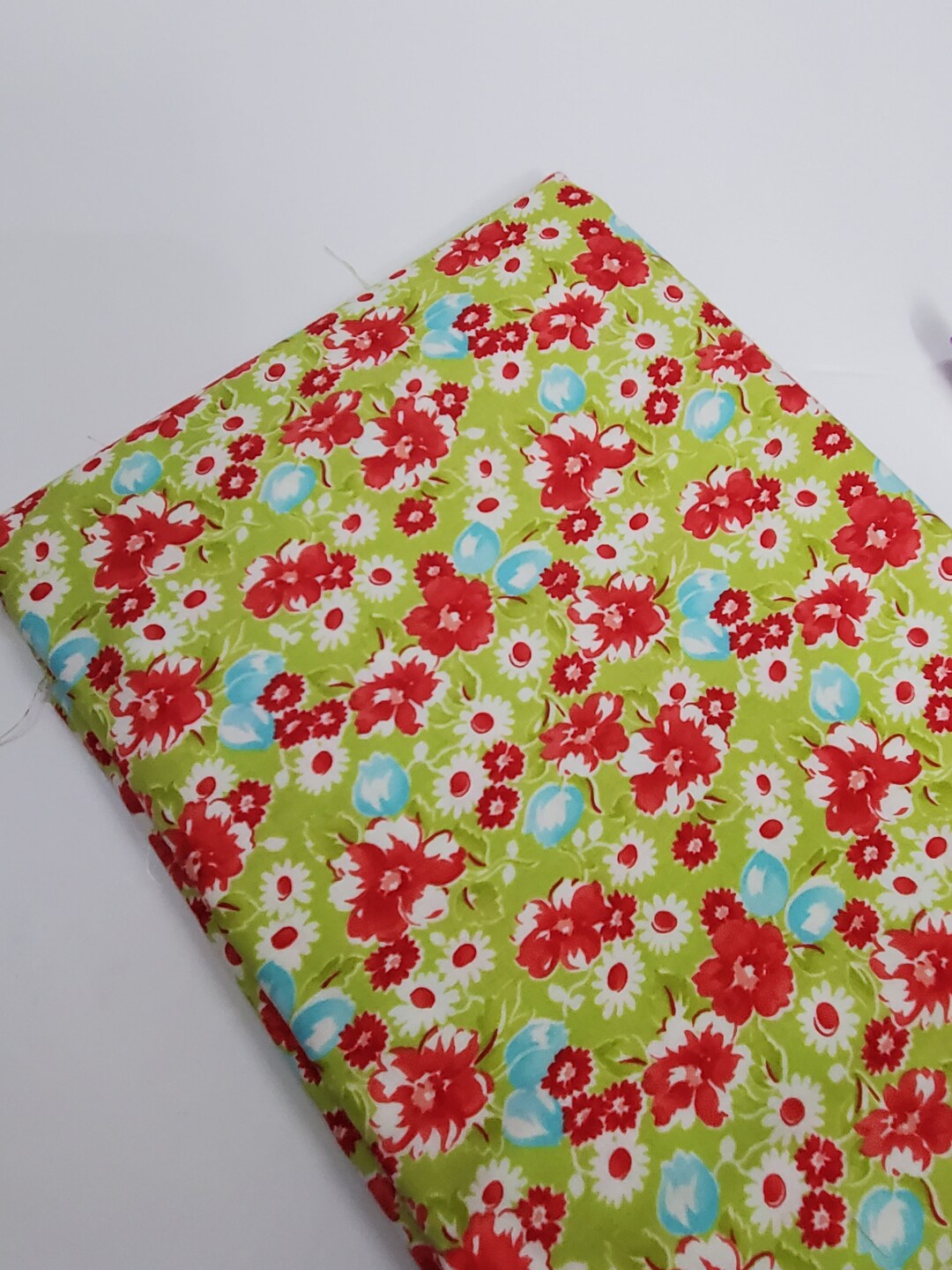Bonnie & Camille Little Ruby Moda Retro Floral Green Red Pink OOP ONE ...
