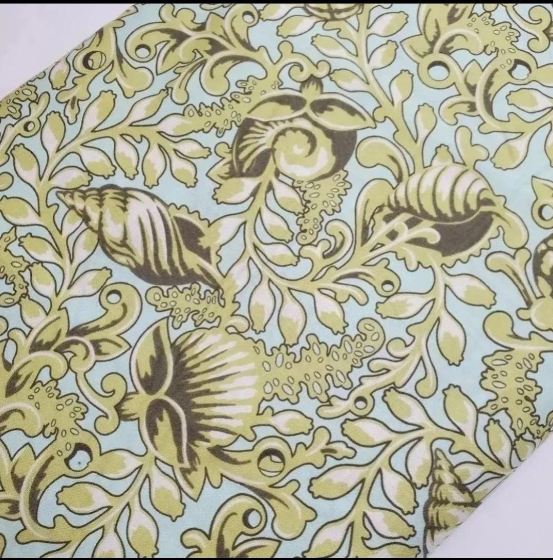 Tula Pink Fat Quarter Neptune Sea Shells Pacific Paisley FAT QUARTER - Etsy