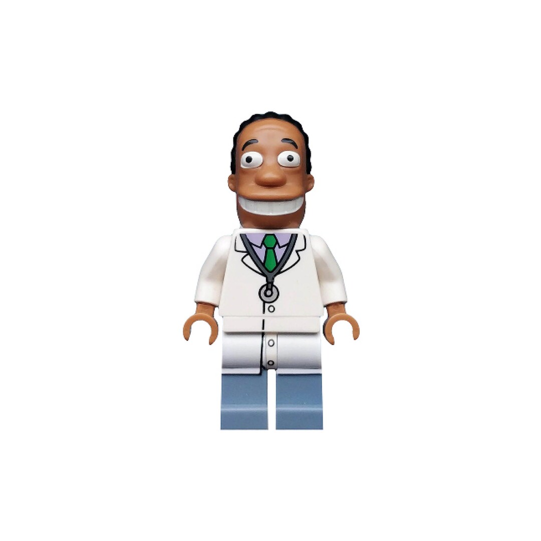 Minifigure Dr. Hibbert From the Simpsons - Etsy