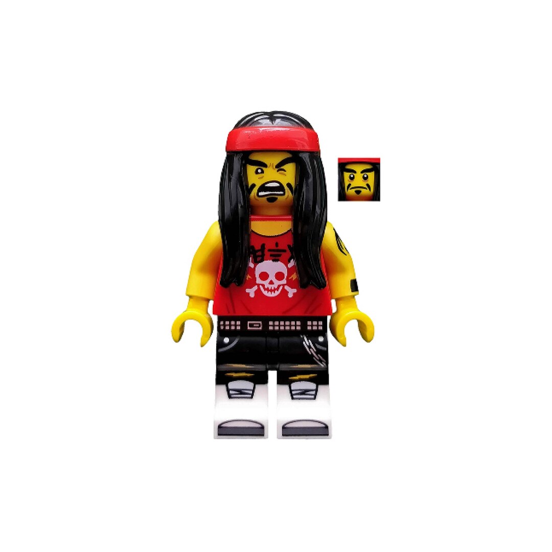 Minifigure Gong Guitar Rocker From Ninjago - Etsy