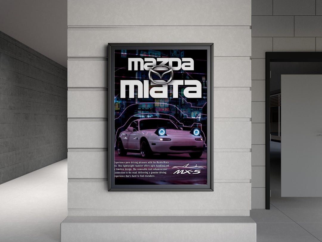 Mazda Miata MX5 Poster - Etsy