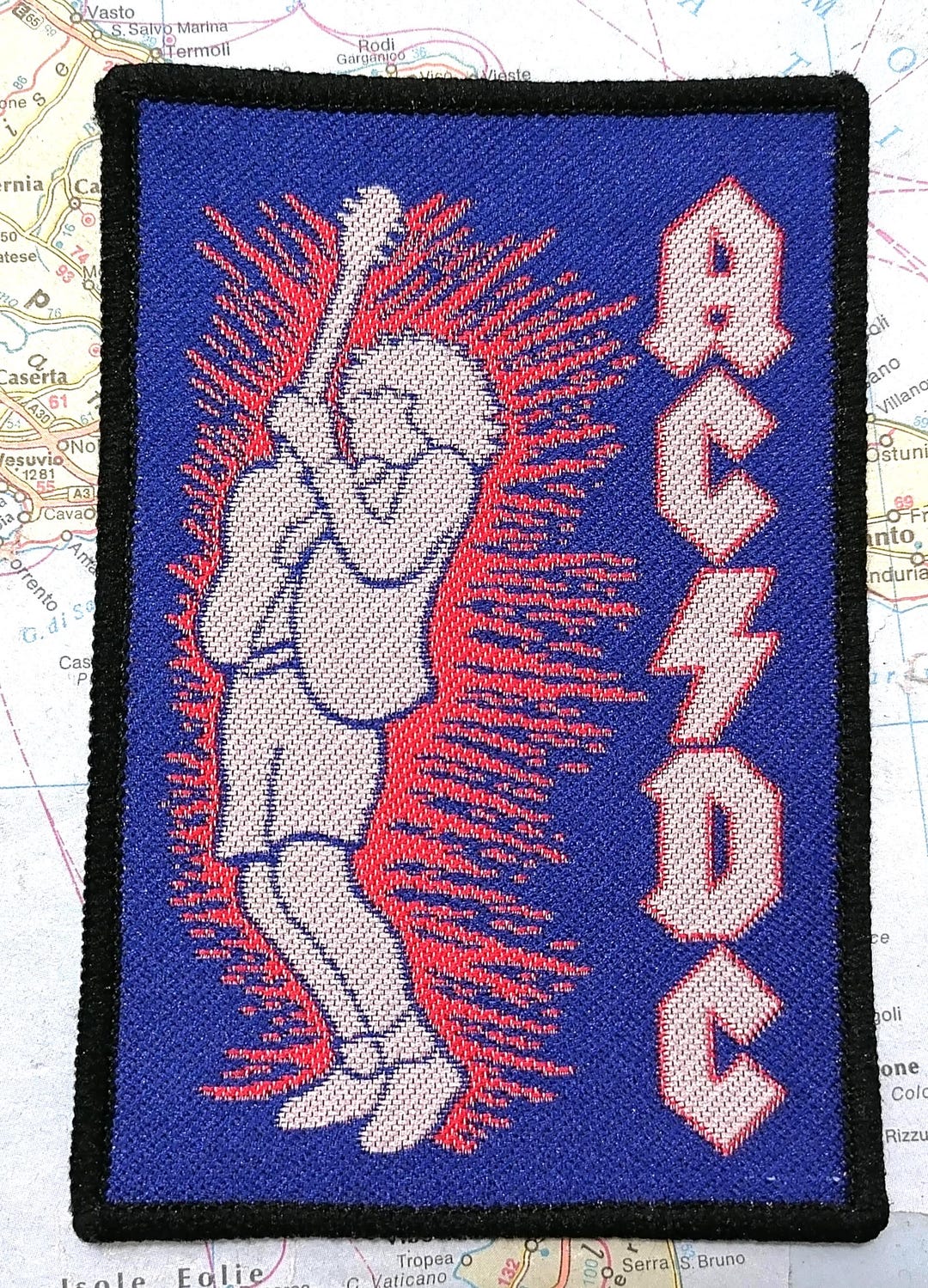 AC/DC Angus Young - Rare Vintage Original Embroidered Patch From the ...