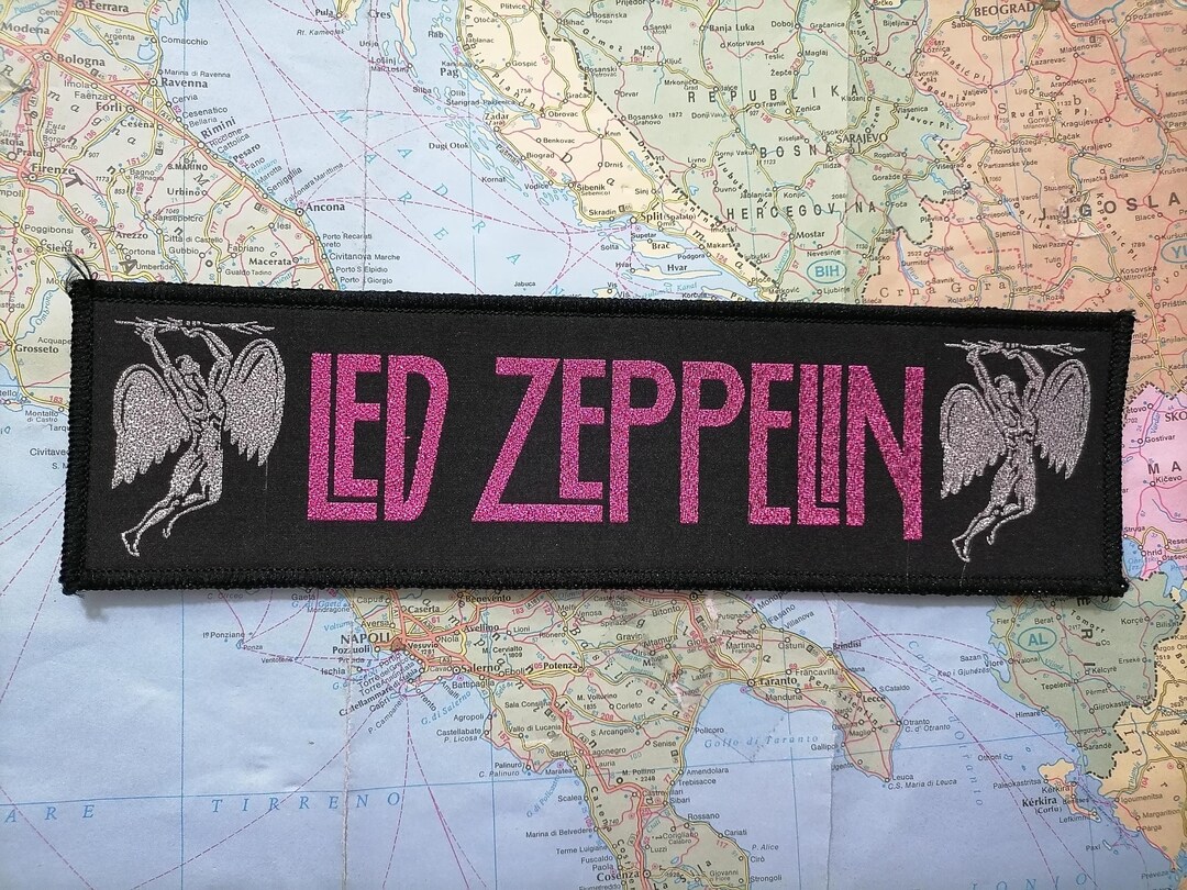 Vintage 1988 LED ZEPPELIN Icarus - Rare Patch Super Strip Embroidered ...
