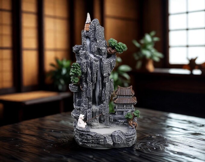 Mini Medieval Castle Backflow Incense Holder - With Cascading Smoke ...