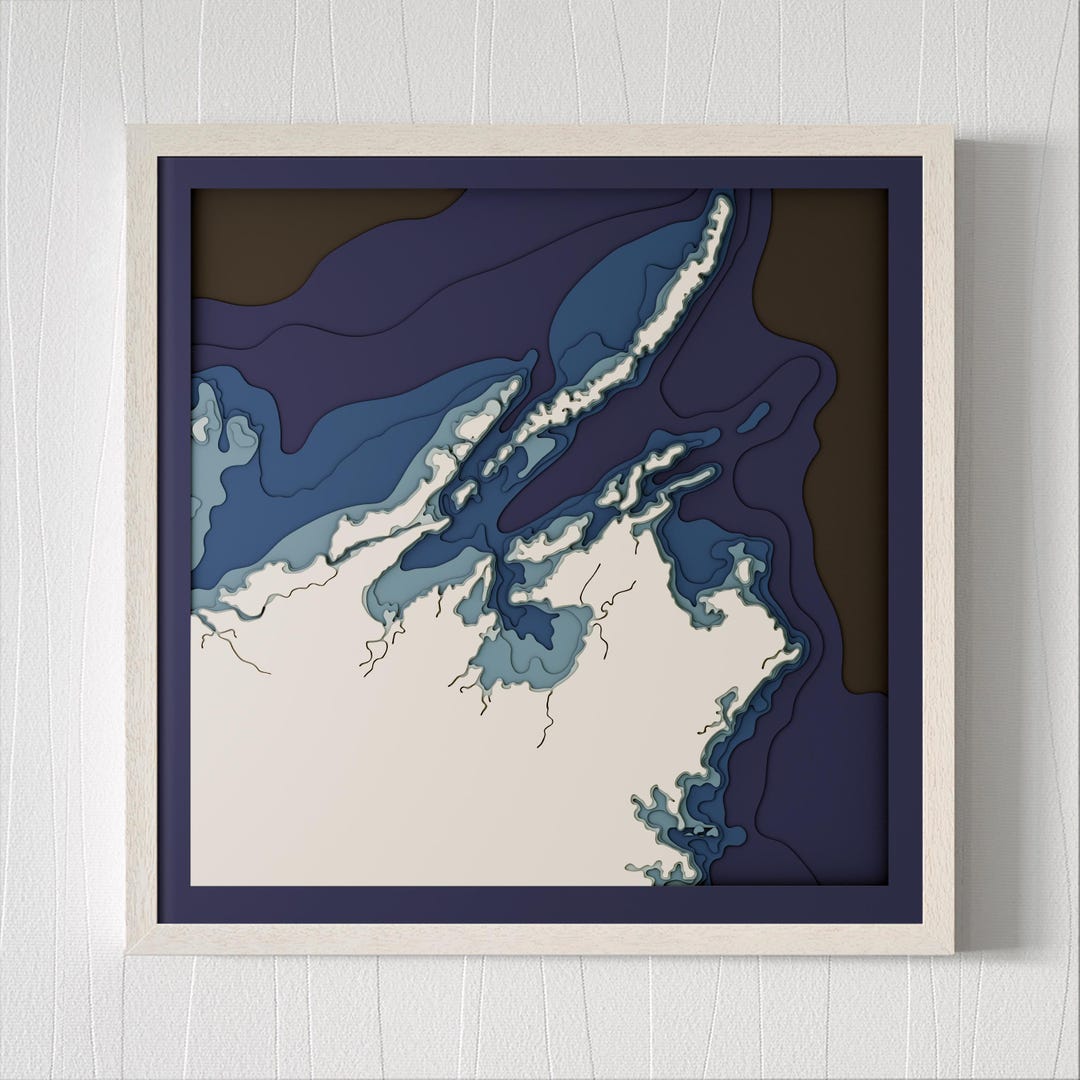 3D Map of East Arnhem, NT, AUS - Etsy