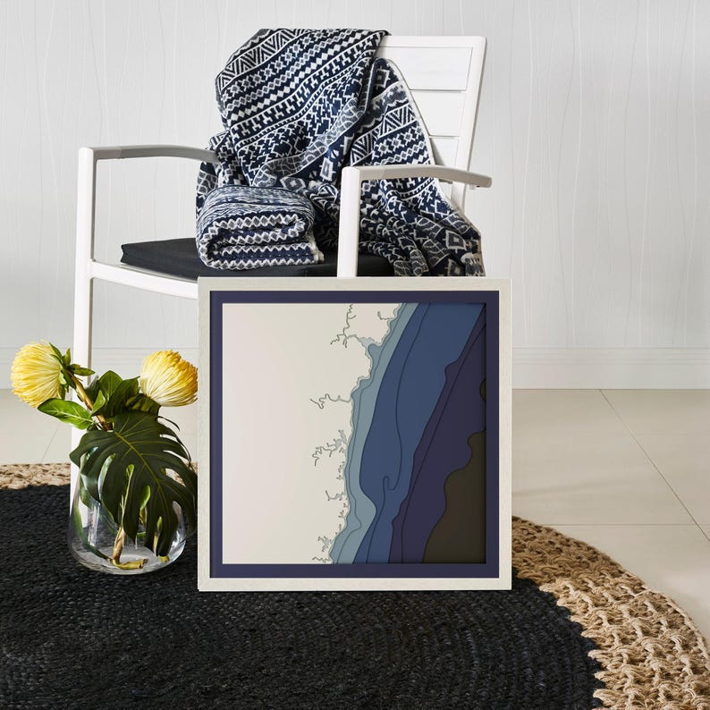 3D Map of Batemans Bay, Tuross Head, Narooma, Bermagui, NSW, AUS - Etsy