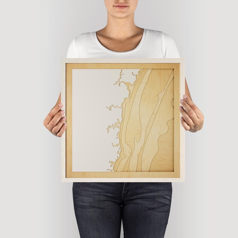 3D Map of Batemans Bay, Tuross Head, Narooma, Bermagui, NSW, AUS - Etsy
