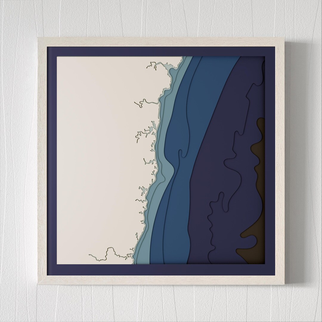 3D Map of Batemans Bay, Bermagui, Tathra, NSW, AUS - Etsy