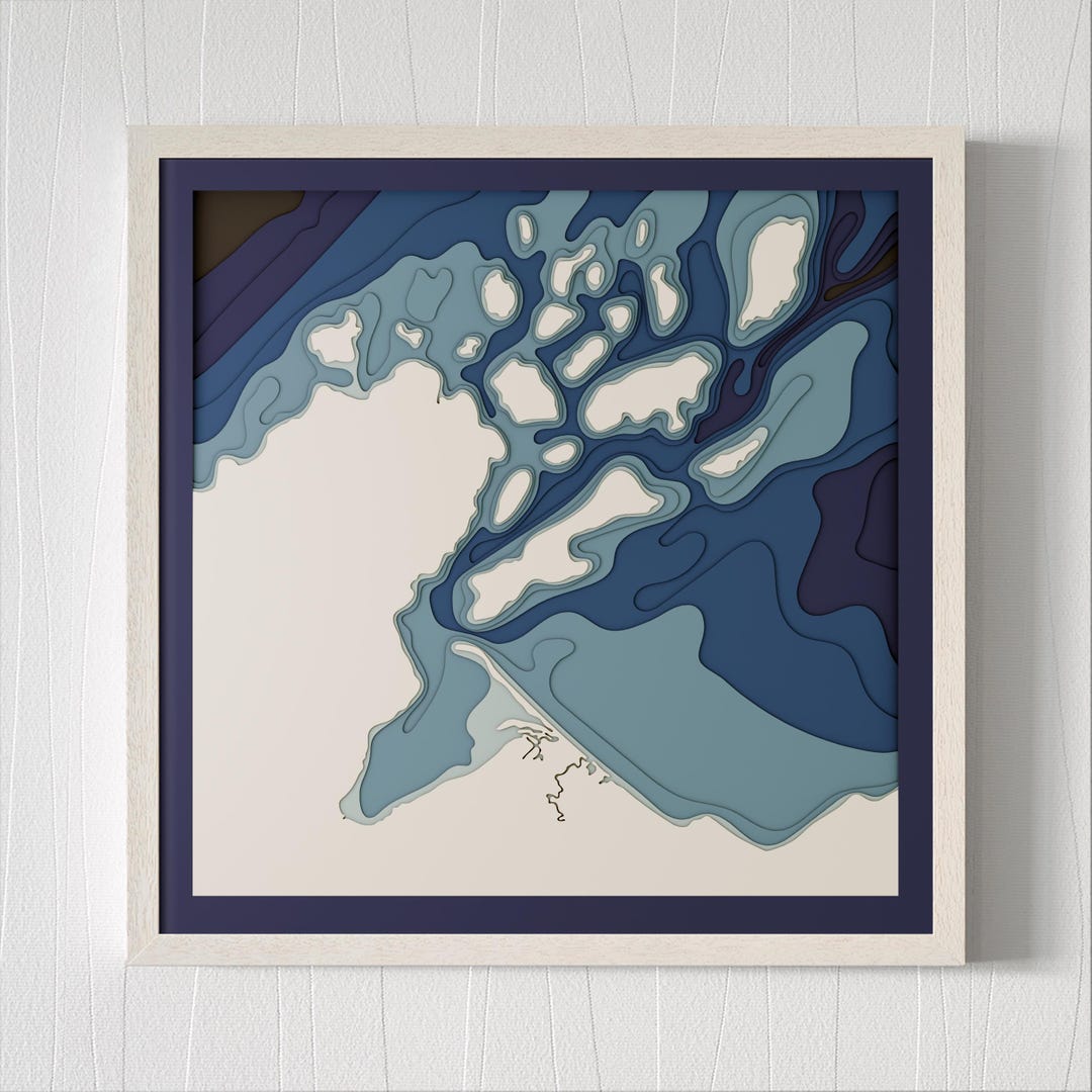 3D Map of La Pointe & Apostle Islands, WI, USA - Etsy