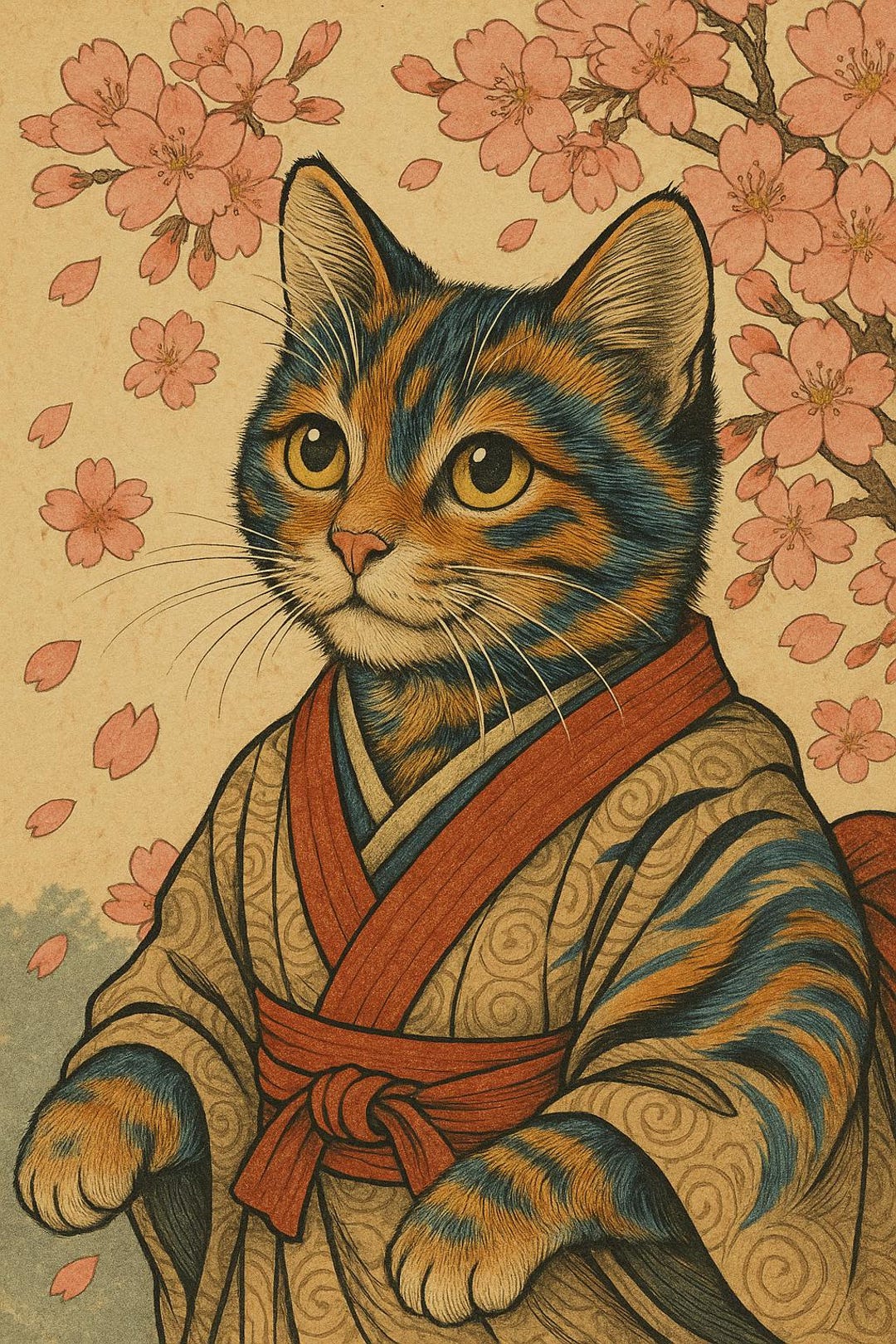 The Noble Spirit of Sakura - Etsy