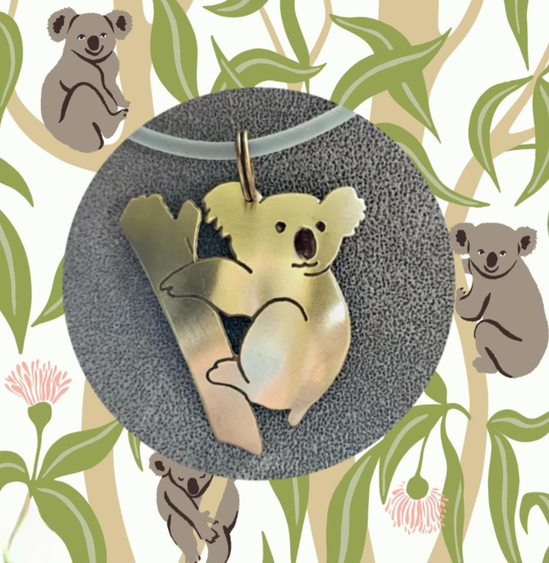Koala Jewelry,art Jewelry, Handmade Nature Jewelry, Art Gift Ideas ...
