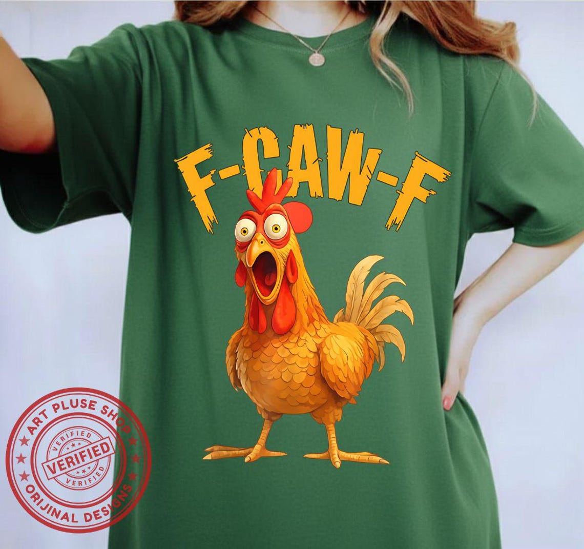 Funny Screaming Chicken PNG SVG, Sarcastic Rooster Design (digital ...