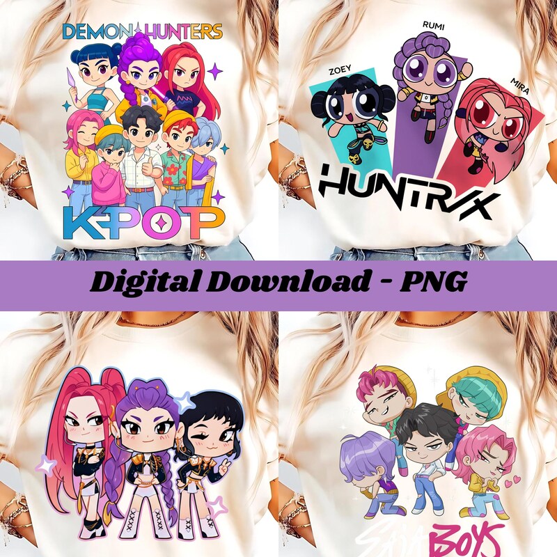 Huntrix Chibi - Etsy