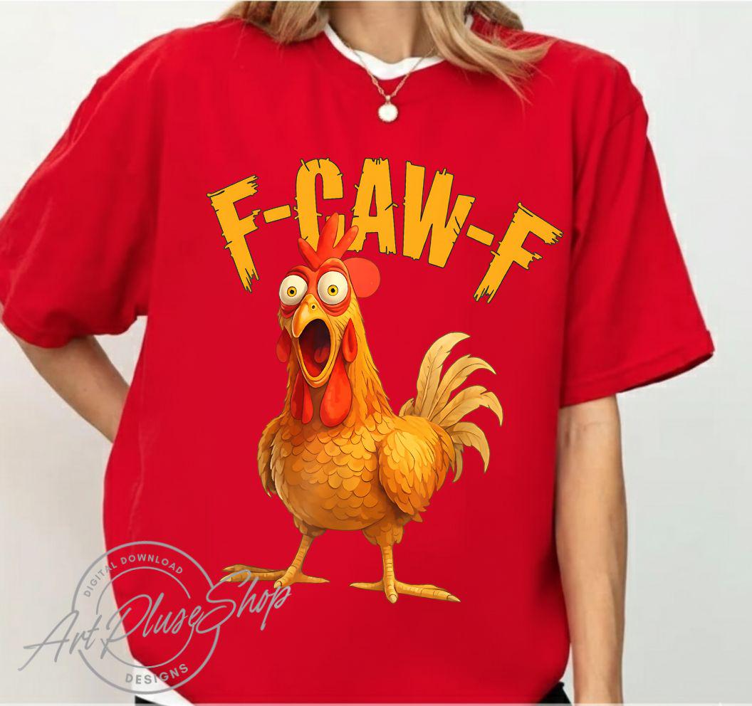 Funny Screaming Chicken PNG SVG, Sarcastic Rooster Design (digital ...