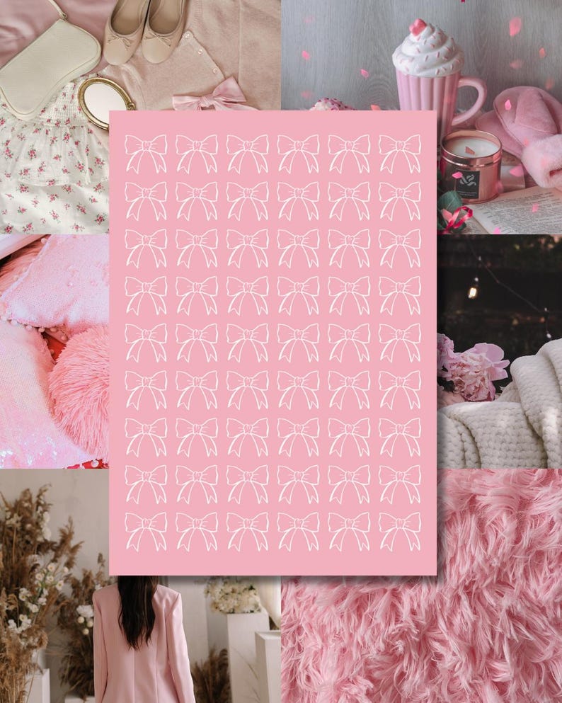 Pink Bow Card • Pinkmas & Birthday Printable • A4 Foldable Digital ...