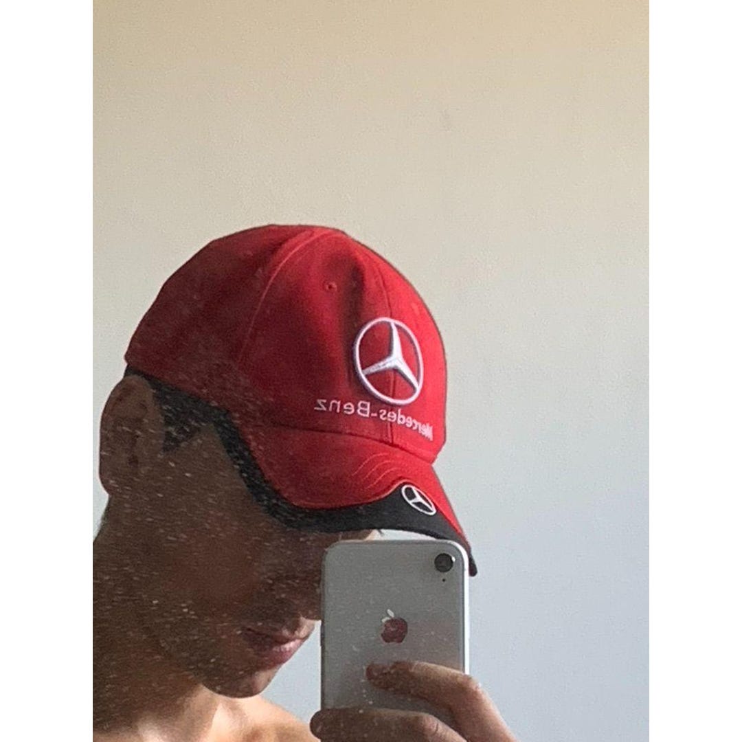 Mercedes-benz AMG 90s Cap Red - Etsy