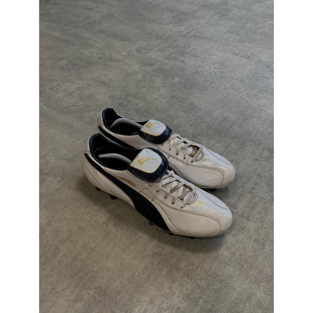 Puma Vintage Football Soccer Cleats Mens Size Eur 46, Us 12, Uk11 White ...
