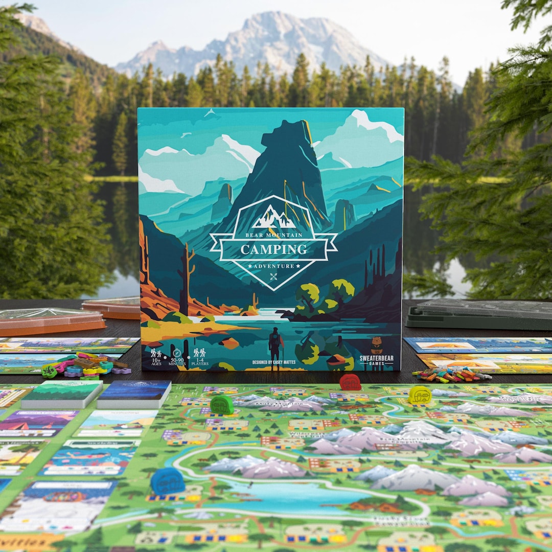 Bear Mountain Camping Adventure Board Game | Family Board Game | Nature ...