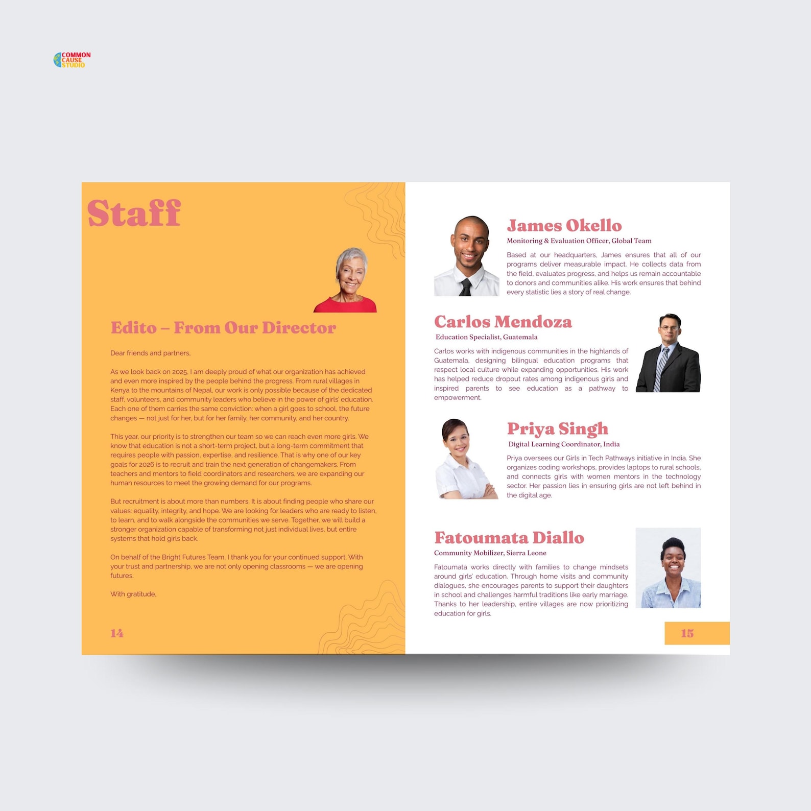 Annual NGO Report Template | Non-profit | Editable Canva | Charity ...