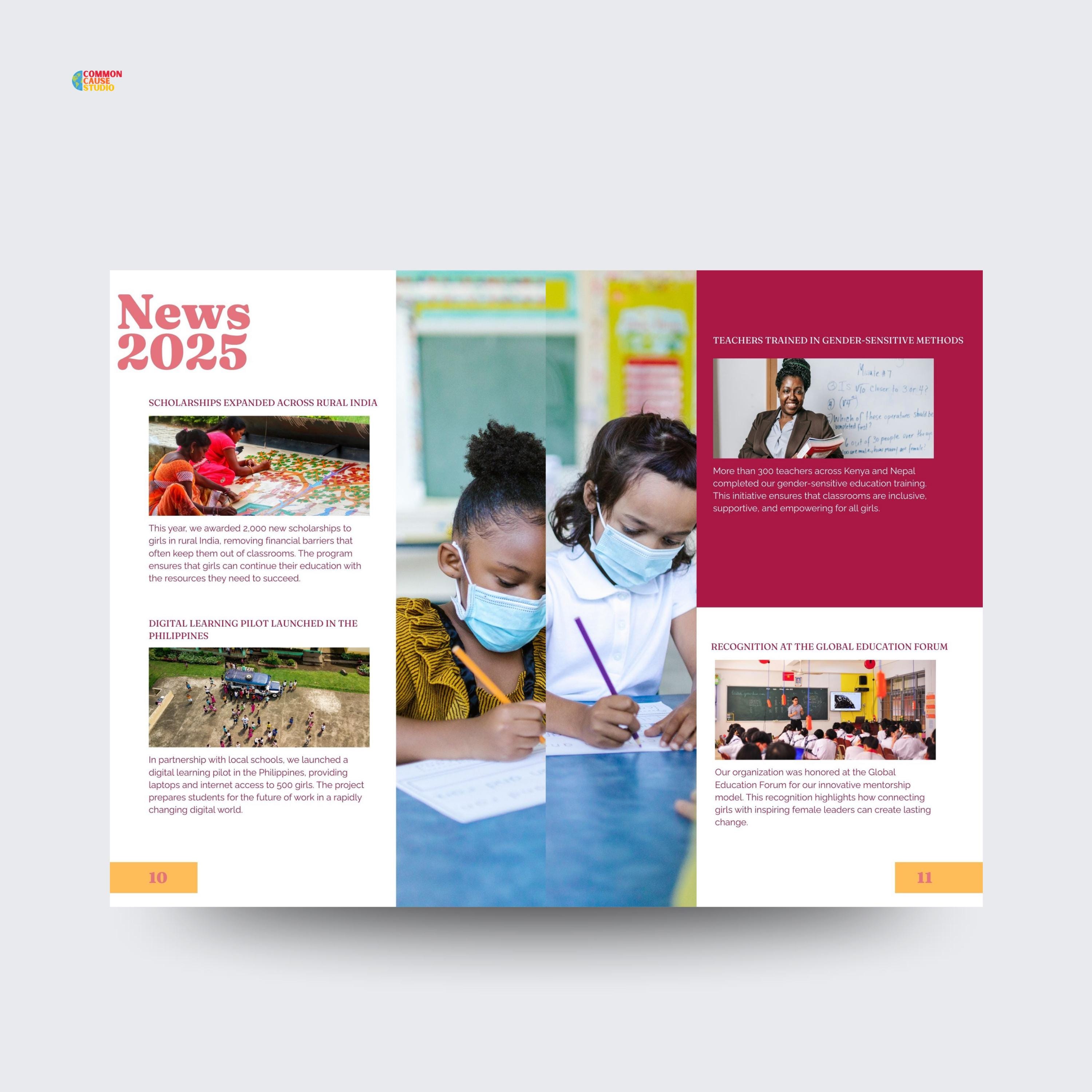 Annual NGO Report Template | Non-profit | Editable Canva | Charity ...