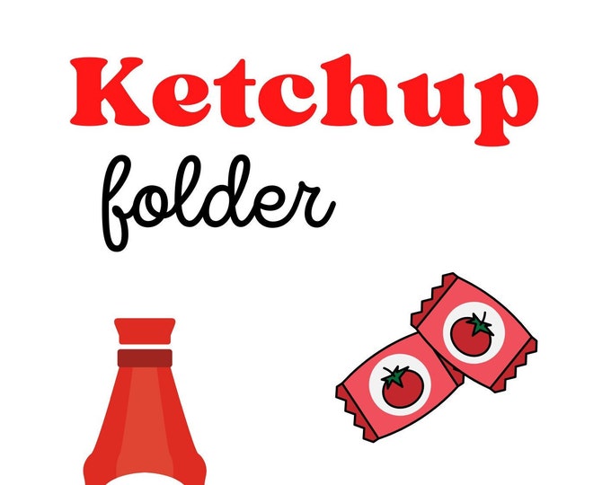 Student Folder Covers includes Take Home Folder, Ketchup Folder, and ...