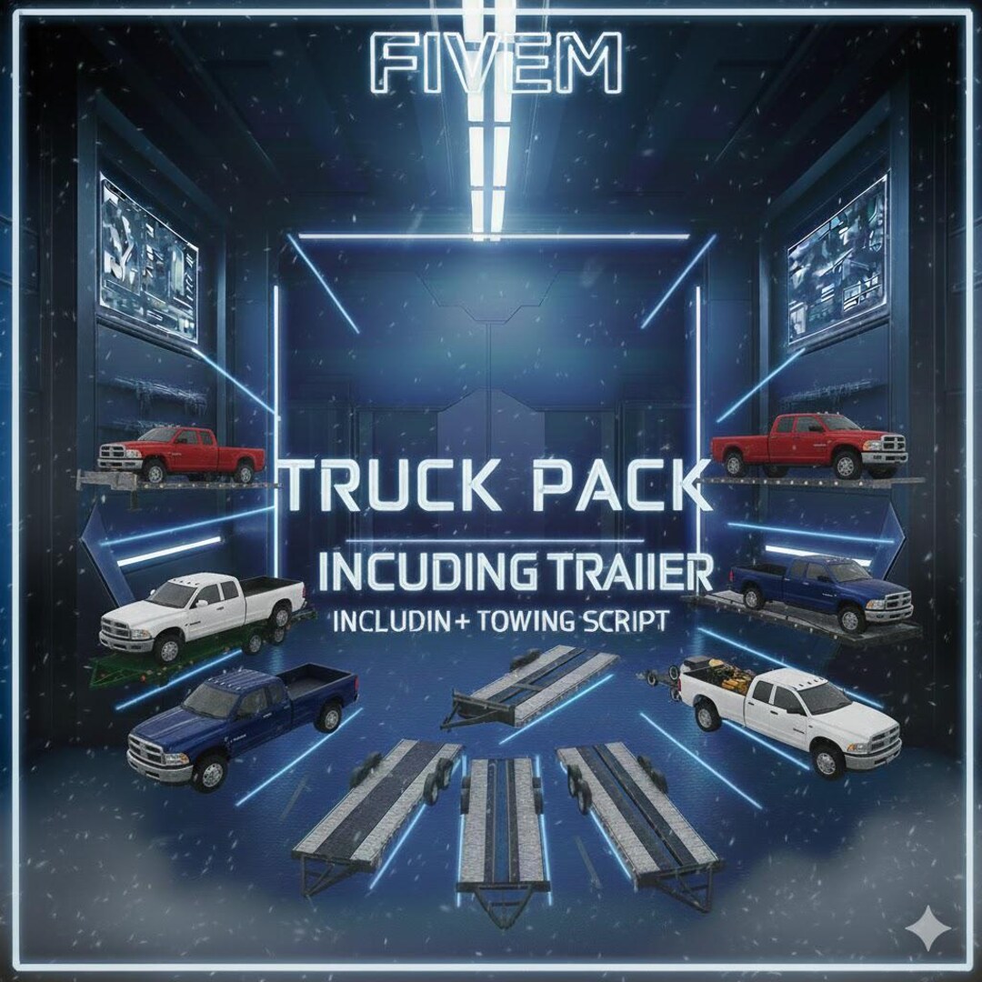 FIVEM Truck | Trailer Pack | + Towing Script| - Etsy