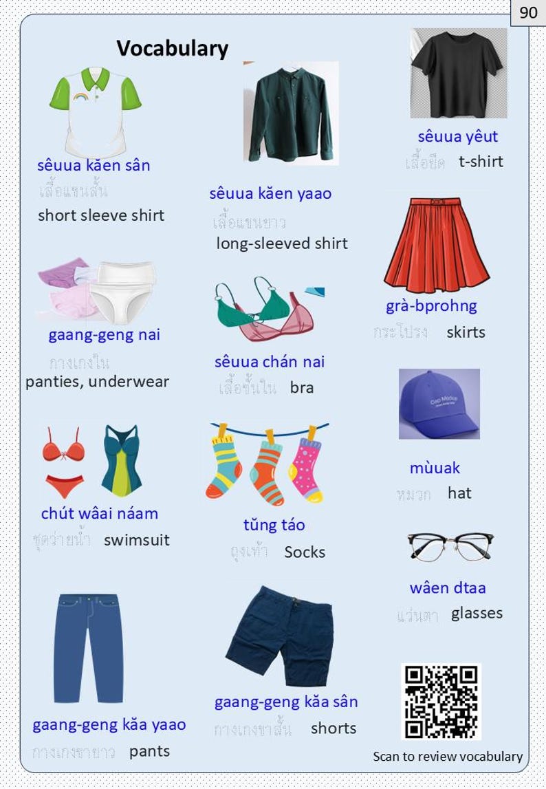 Thai–english Language Learning Pack: Bilingual Lessons, Interactive ...