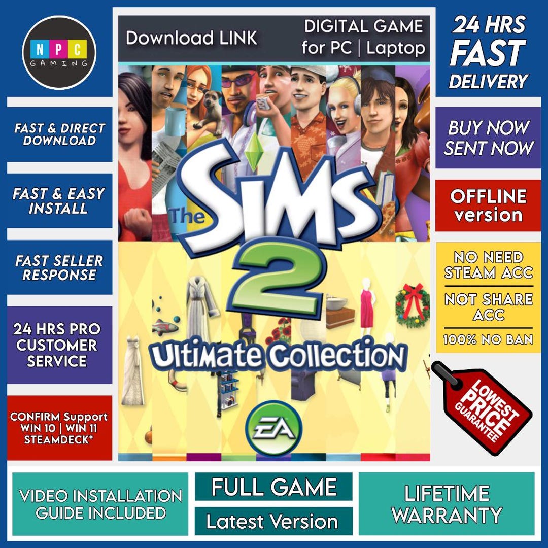 The Sims 2 Ultimate Collection - PC Game Digital Download Offline for ...