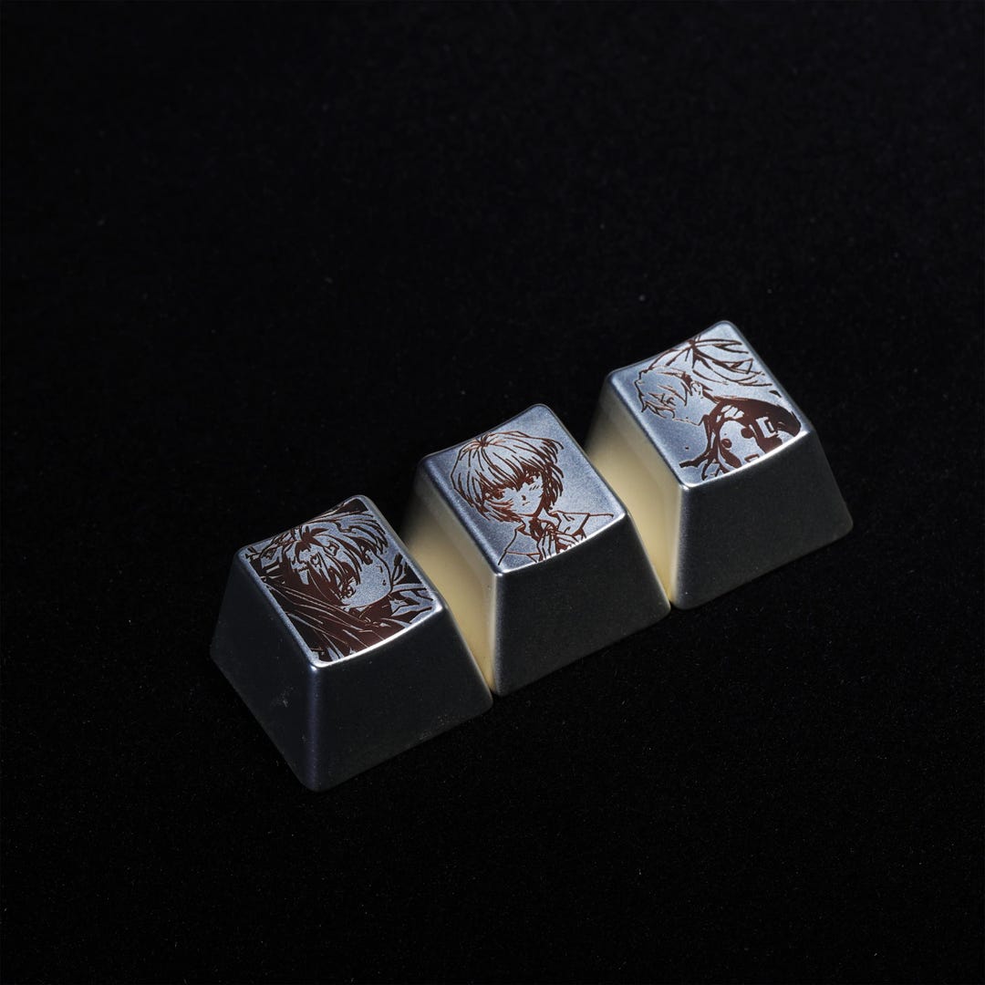 Evangelion Metal Keycap Zinc Alloy Artisan Keycap for Mechanical ...