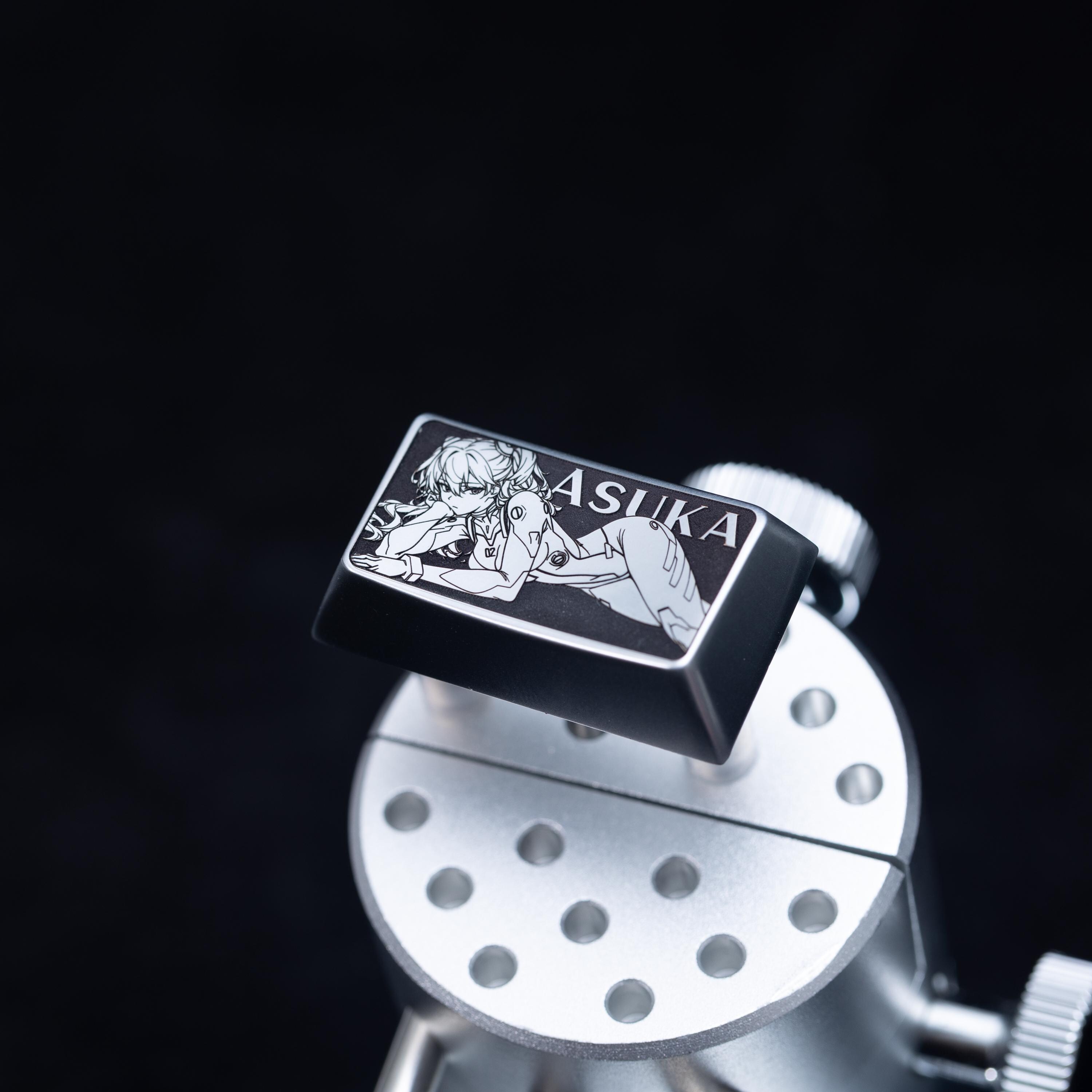 Asuka Rei Artisan Keycap Set Handmade Anime Inspired Keyboard Key Cute ...
