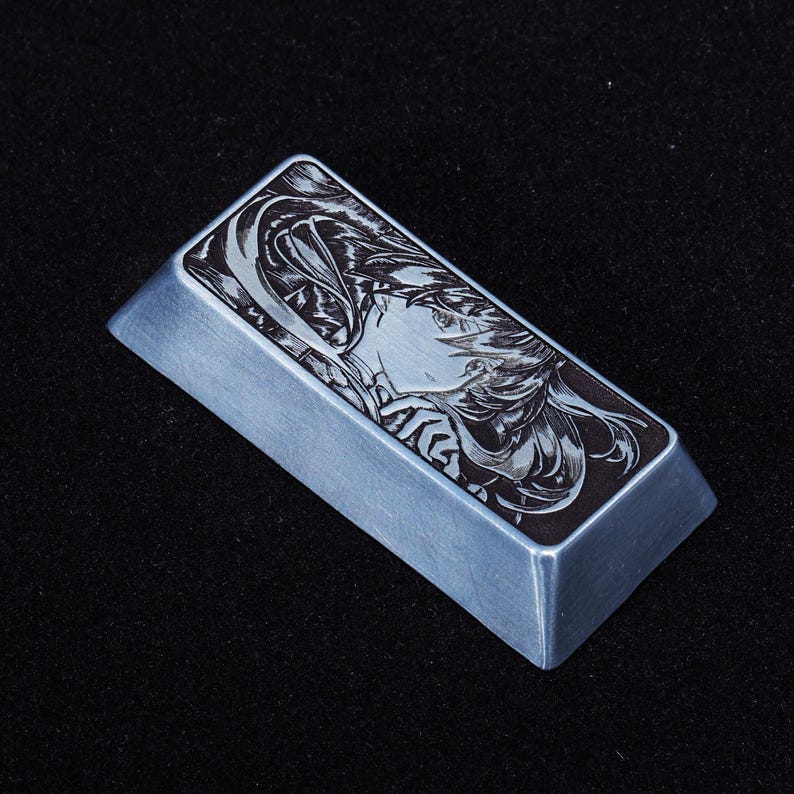 Evangelion Asuka Metal Keycap Zinc Alloy Anime Artisan Keycap for ...