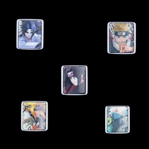 Naruto Metal Keycap Set Engraved Anime Artisan Keycaps Mechanical ...