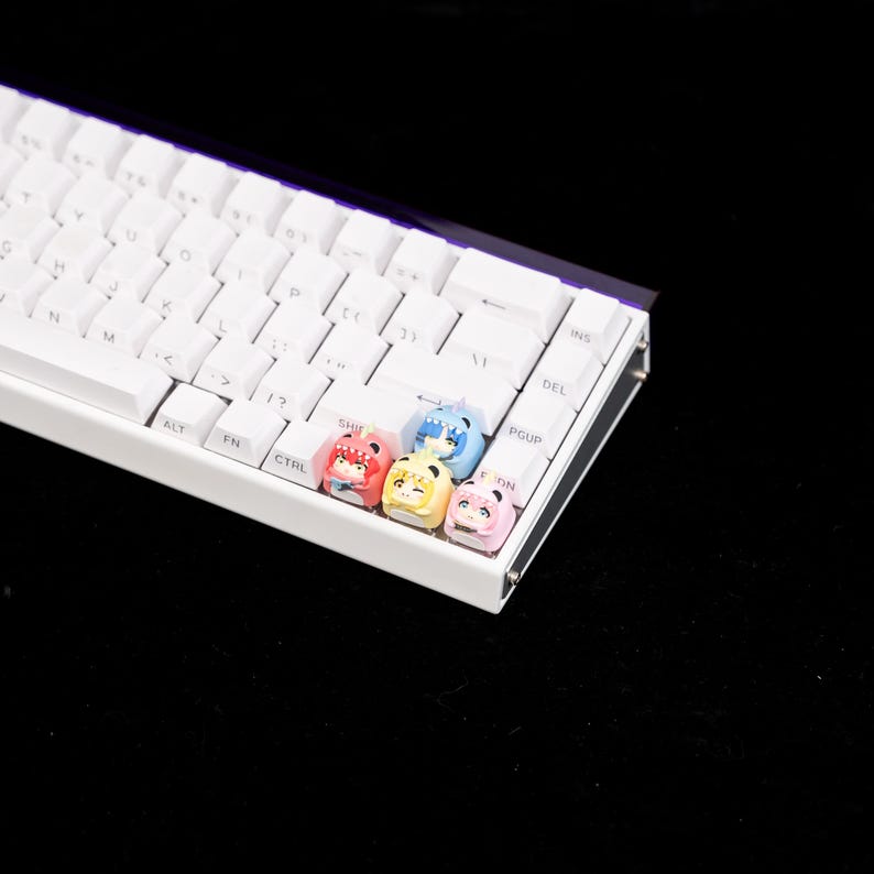 Anime Band Girl Keycap Set Chibi Kawaii Resin Artisan Keycaps for ...