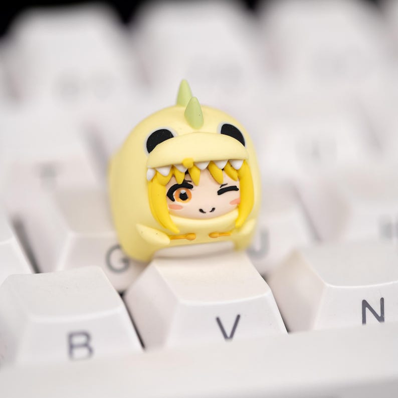 Anime Band Girl Keycap Set Chibi Kawaii Resin Artisan Keycaps for ...