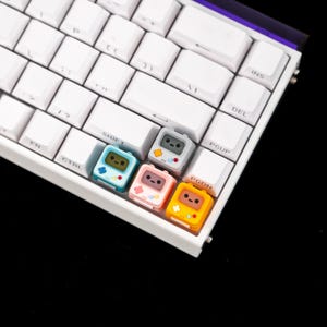 Kawaii Retro Game Console Keycap Handmade Backlit Artisan Keycap for ...
