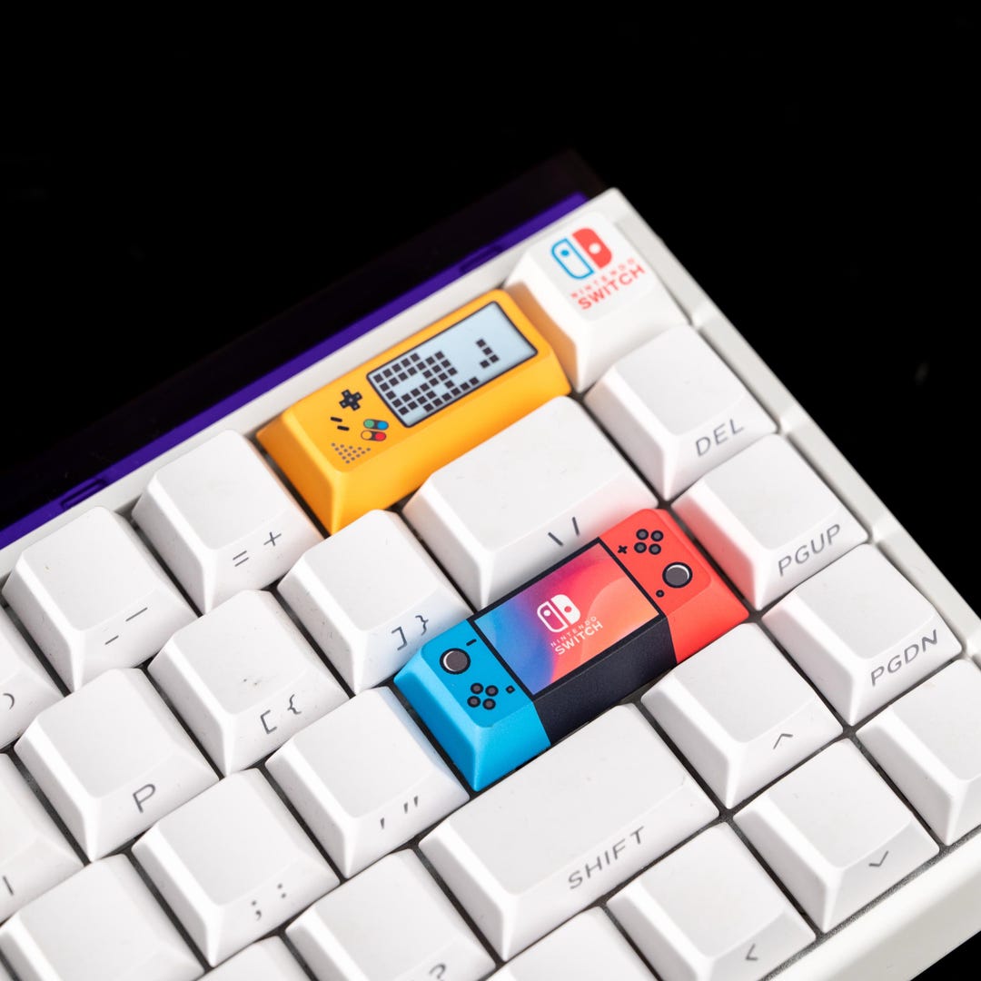 Retro Gaming Console Artisan Keycaps Set Pixel Handheld and Gamepad ...