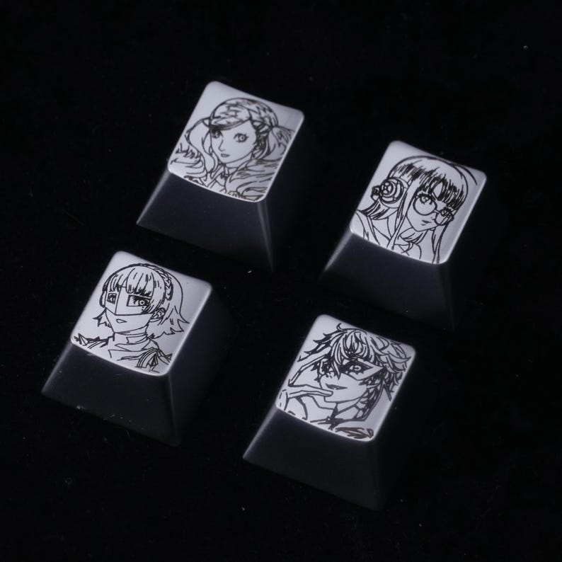 Persona Metal Keycaps Custom Zinc Alloy Artisan Keycaps Featuring Joker ...