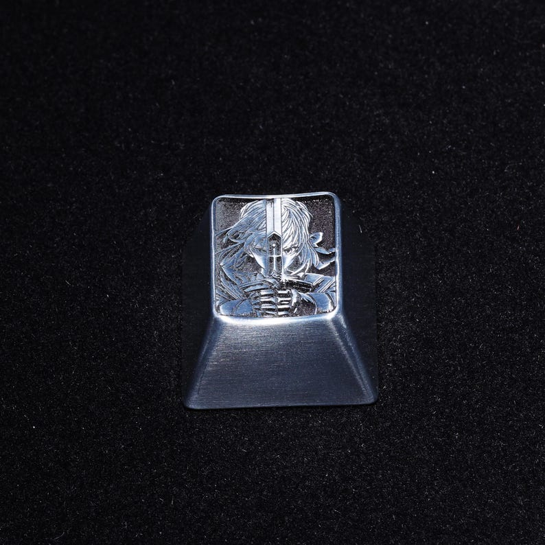 Custom Engraved Metal Keycap Zinc Alloy Personalized Keyboard Key ...