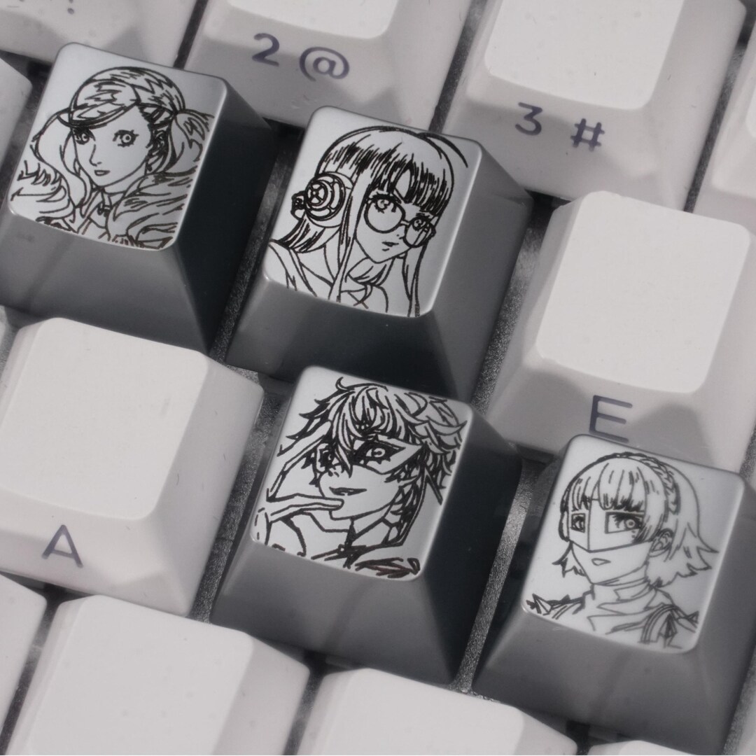 Persona Metal Keycaps Custom Zinc Alloy Artisan Keycaps Featuring Joker ...