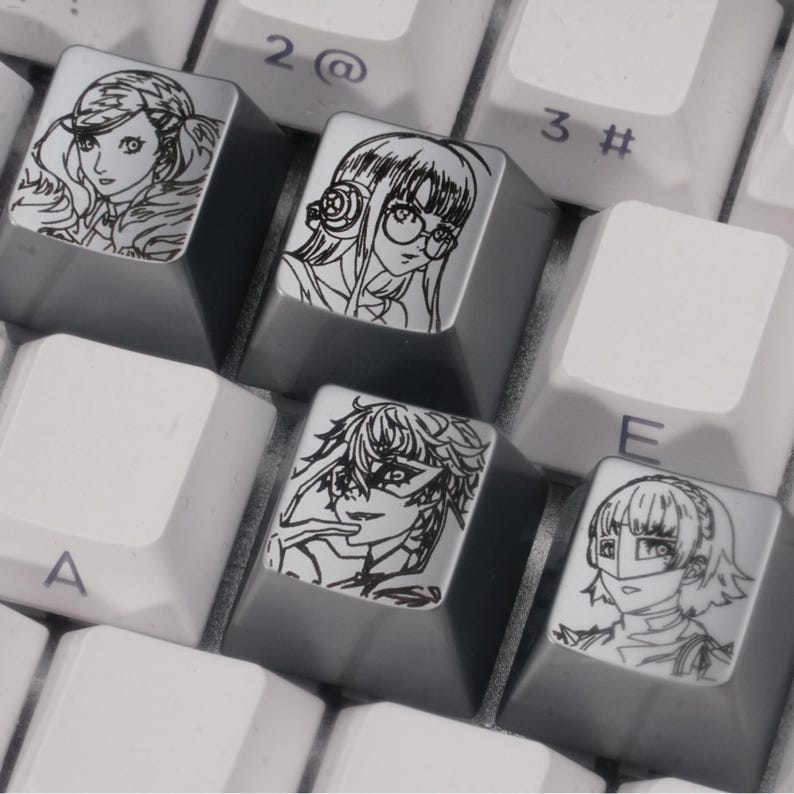 Persona Metal Keycaps Custom Zinc Alloy Artisan Keycaps Featuring Joker ...