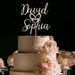 Personalized Wedding Cake Topper: Rustic Heart Initial Cake Decoration ...