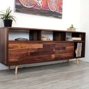 Mid-century Minimalist Record Storage Console - Etsy