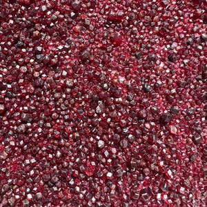 Rare, Amazing, Deep Red Garnet Crystals, High-quality Genuine Merlot ...
