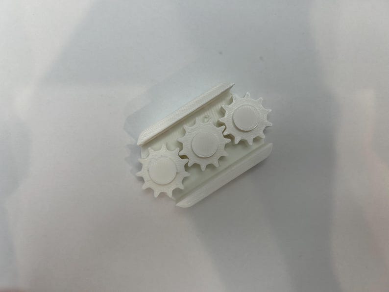 Triple Gear Fidget Toy – 3D Printed Mechanical Desk Toy for Stress ...