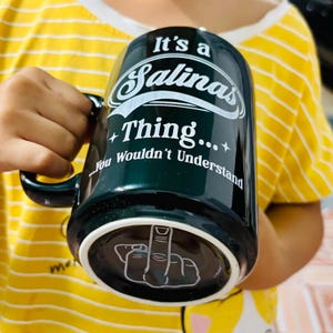 Middle Finger in Bottom Mug - Etsy
