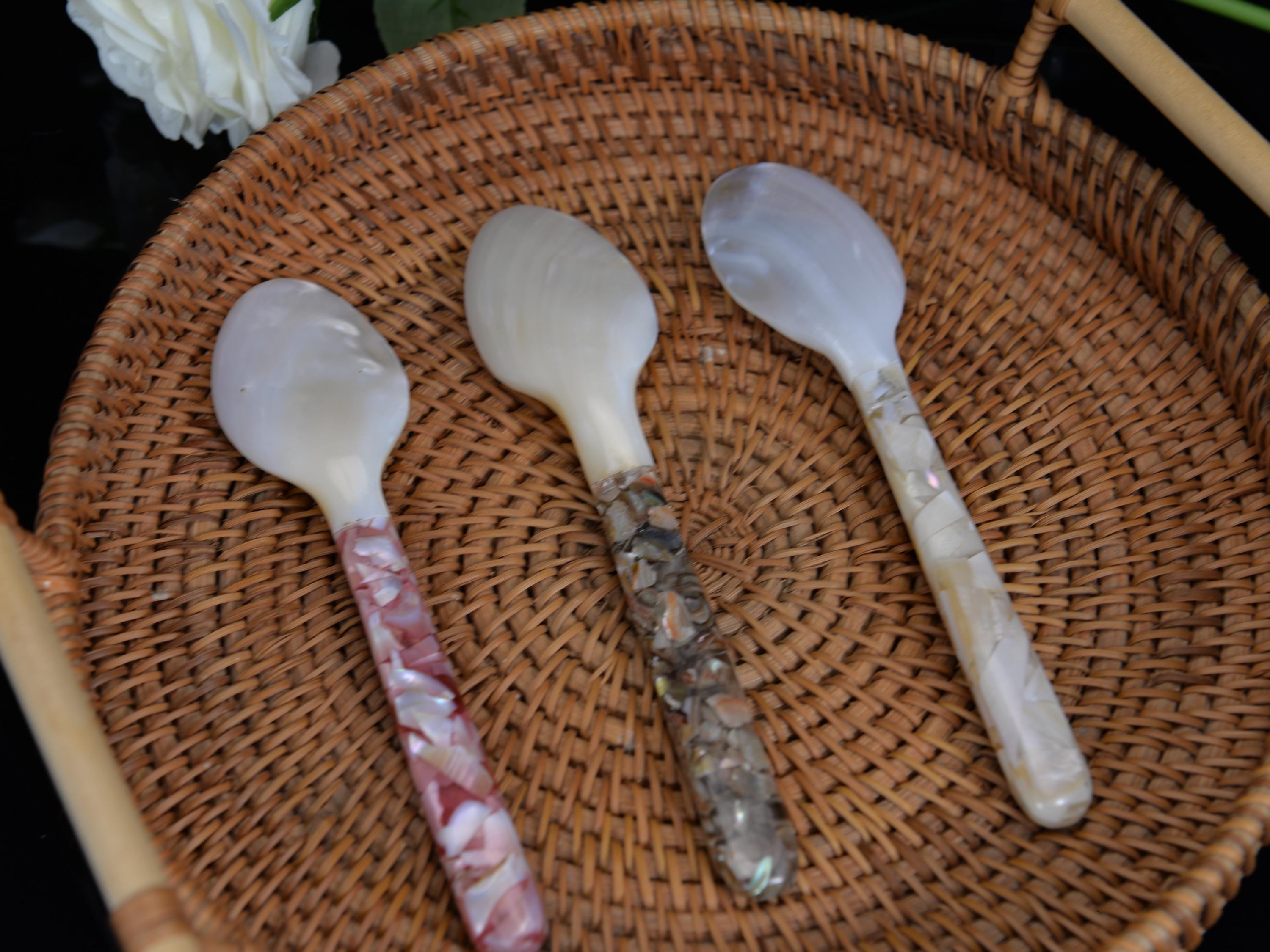 Spoon Handmade, Shell Spoon,dessert Spoon,coffee Spoon, Gift for Mom ...