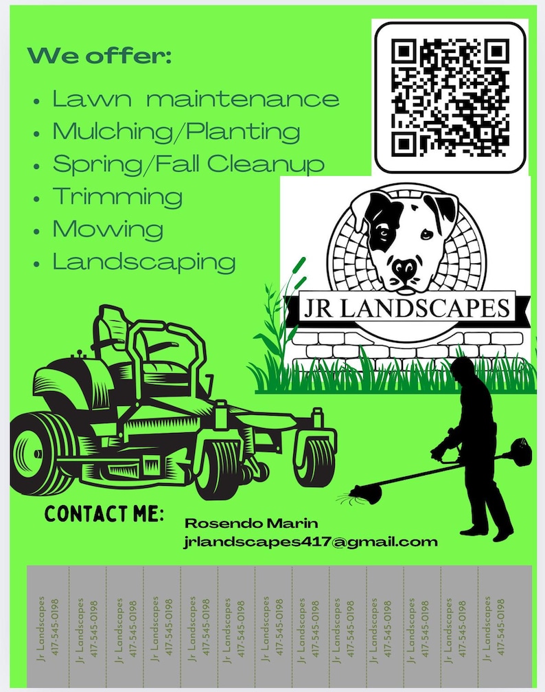 Landscape Mowing Template - Etsy
