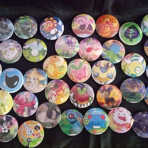 Pokemon TCG Buttons - 6 Pack - Etsy