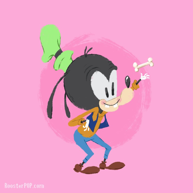 Cutie Goofy Shadow Box 8x8 | Etsy