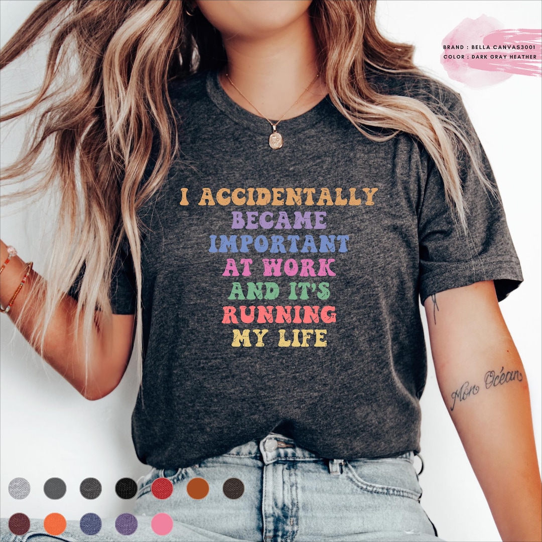 Funny Work T-shirt, Sarcastic Office Humor, Unisex Jersey - Etsy
